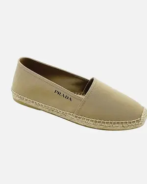 Prada Logo Espadrille Slip-ons