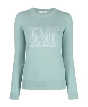 Max Mara Round Neck Long Sleeve Sweater