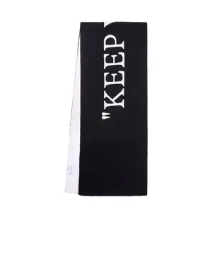 Off-White Keep Warm Scarf - Black