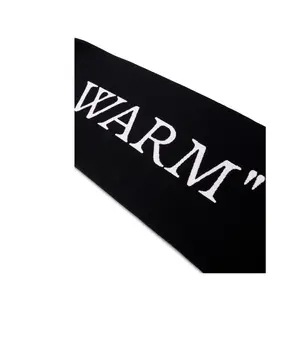 Off-White Keep Warm Scarf - Black