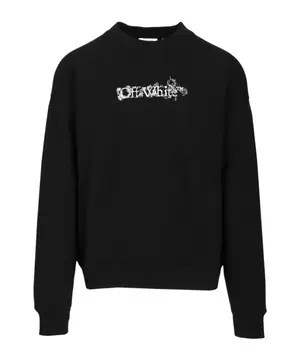 Off-White Heraldic Arrow Crewneck Sweatshirt - Black