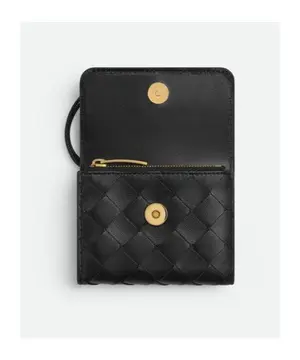 Bottega Veneta Andiamo Tri-fold Zip Wallet