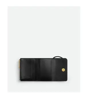 Bottega Veneta Andiamo Tri-fold Zip Wallet