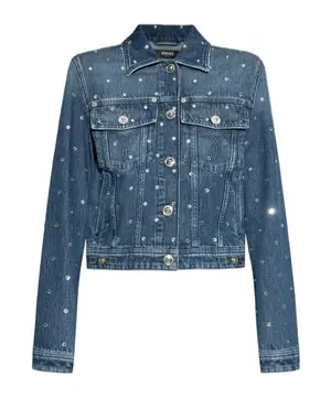 Versace Embellished Denim Jacket