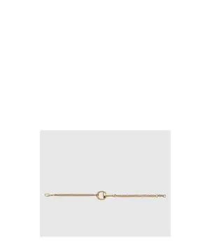 Gucci 18k Horsebit Chain Bracelet