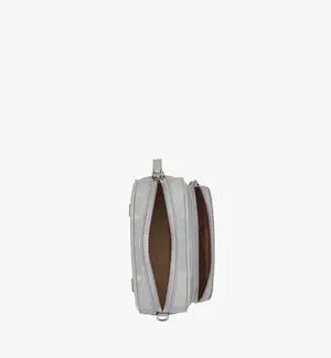 Mcm Logo Zipper Shoulder Bag