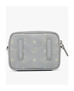 Mcm Logo Zipper Shoulder Bag