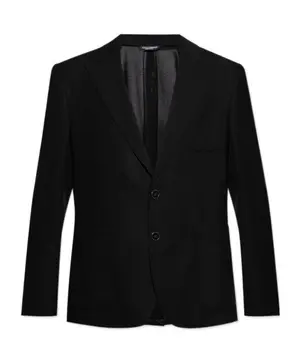 Dolce & Gabbana Dolce Gabbana Single-breasted Blazer - Black