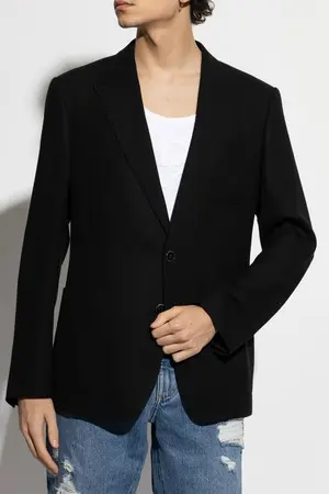 Dolce & Gabbana Dolce Gabbana Single-breasted Blazer - Black