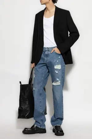 Dolce & Gabbana Dolce Gabbana Single-breasted Blazer - Black