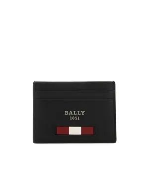 Bally Logo Plaque Cardholder - Black
