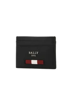 Bally Logo Plaque Cardholder - Black