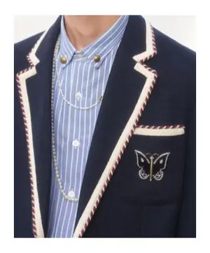 Valentino Garavani Logo Butterfly Brooch