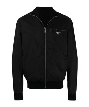 Prada Reversible Zip-up Bomber Jacket