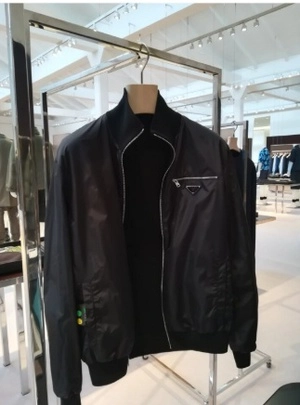 Prada Reversible Zip-up Bomber Jacket