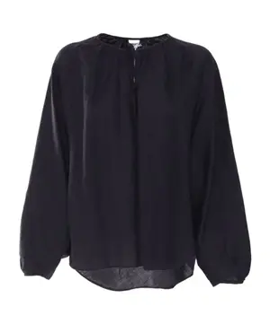 Aspesi Lace-up Detail Long Sleeve Top