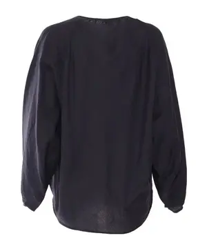 Aspesi Lace-up Detail Long Sleeve Top
