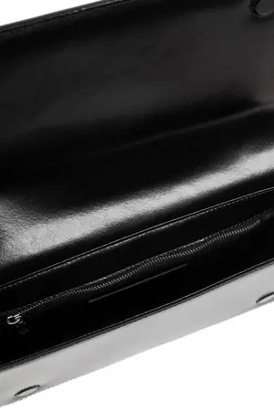 DIESEL® Logo Lettering Foldover Shoulder Bag - Black