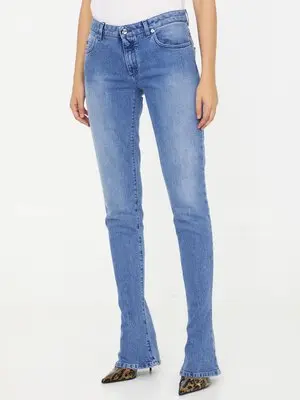 Dolce & Gabbana Logo Plaque Bootcut Jeans