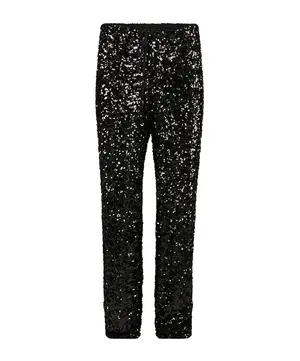 Dries Van Noten Embellished Sequin Loose Waist Pants
