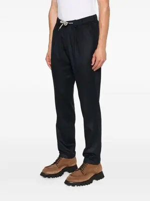 Herno Pleated Drawstring Pants - Black
