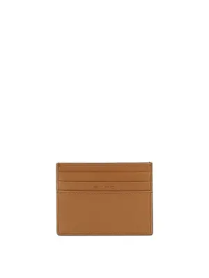 Etro Logo Plaque Cardholder - Brown