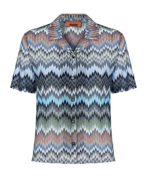 Missoni Snake-patterned Short-sleeve Shirt