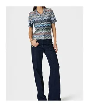 Missoni Snake-patterned Short-sleeve Shirt