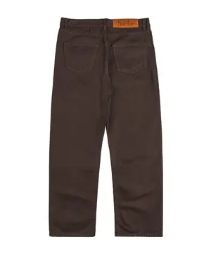 Séfr Wide Leg Jeans - Brown