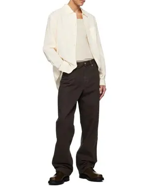 Séfr Wide Leg Jeans - Brown