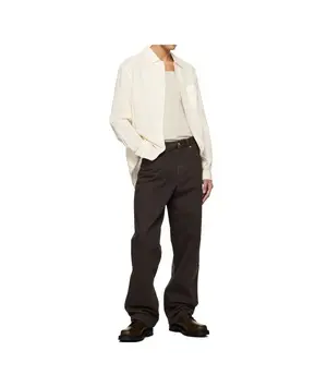 Séfr Wide Leg Jeans - Brown