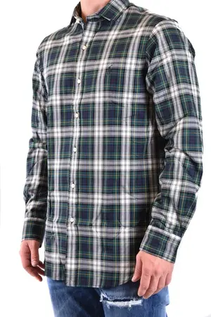 Polo Ralph Lauren Oxford Plaid Cotton Shirt - Gray