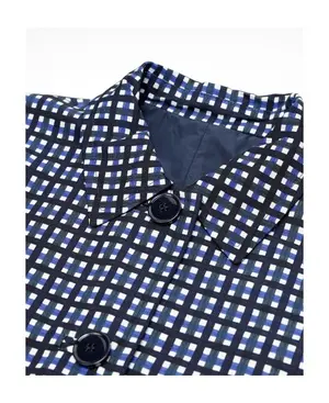 Max Mara Checked Detail Coat