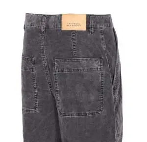 Isabel Marant Étoile Onyta Straight Leg Trousers - Black