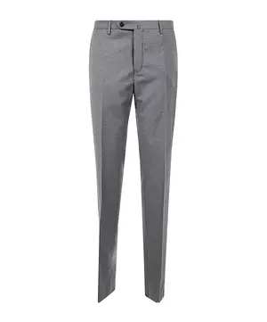 Incotex Tapered Trousers With Belt Loops - Gray