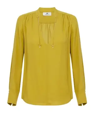 Elisabetta Franchi Ruched Blouses