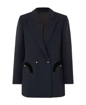 BLAZÉ MILANO Resolute Double-breasted Blazer - Black