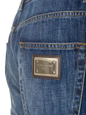 Dolce & Gabbana Logo Plaque Jeans