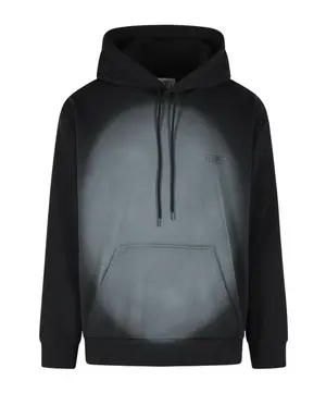 MAISON MARGIELA Long-sleeved Drawstring Hoodie - Black