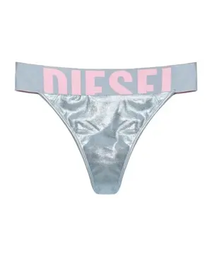 DIESEL® Lolita-d-pop" Metallic Bikini Bottom - Light Blue