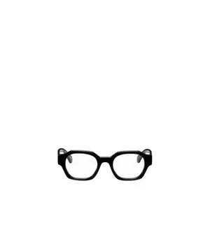 Off-White Logo-print Eyeglasses - Black