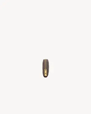 Saint Laurent Cassandre Matelassé Coin Card Wallet - Green