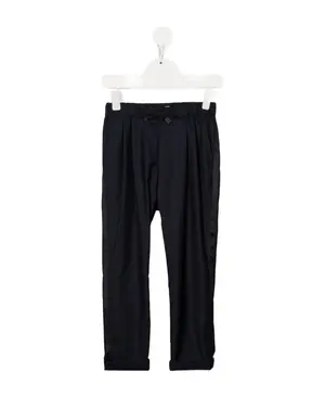 Brunello Cucinelli Mid-rise Slim-cut Trousers With Side Stripe Detail