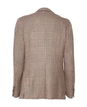 LARDINI Single-breasted Checked Blazer - Multicolor