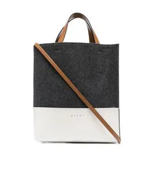 Marni Museo Felt Tote Bag - Black