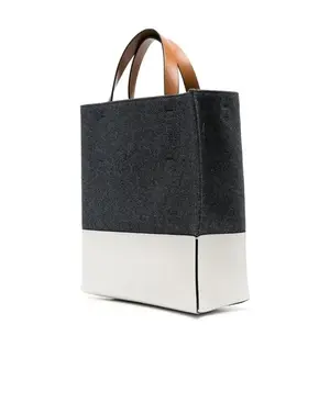 Marni Museo Felt Tote Bag - Black