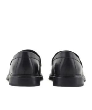 Emporio Armani Almond Toe Slip-on Loafers