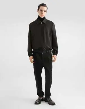 Dolce & Gabbana Zip-up Jacket With Logo Tag - Grey