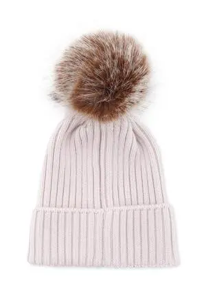 Moncler Ribbed Beanie With Pom-pom