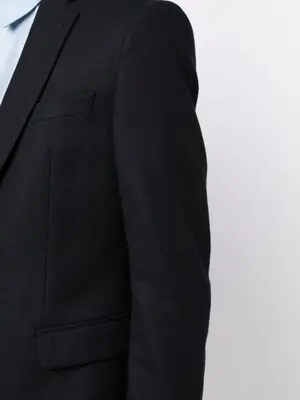 Dries Van Noten Lapel Long-sleeved Suit Set - Black